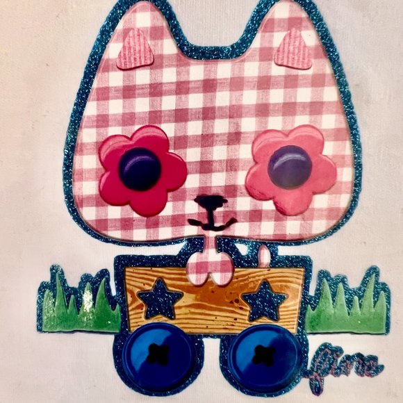 Mighty Fine | Tops | Rare Hello Kitty Gokart Tshirt By Fine Gingham ...